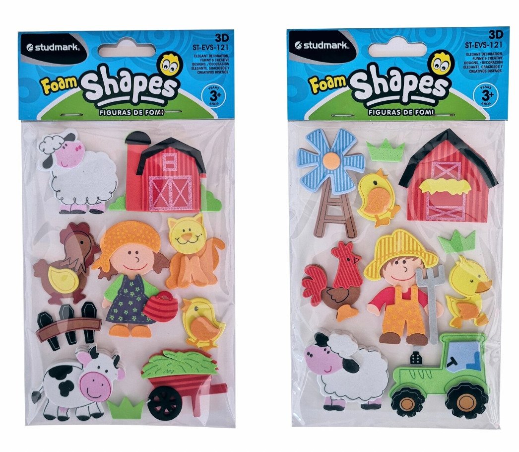 EVA Foam Shapes - Farm - Office Supplies Inc.