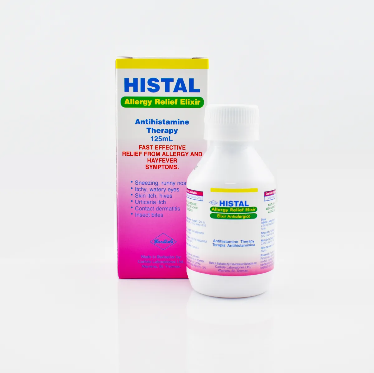 Histal Antihistamine Elixir - 125ml - Office Supplies Inc.