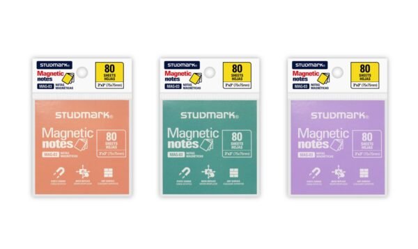Magnetic Notes - ST 3 x 3, Asst.Col. 80-sheets - Office Supplies Inc.